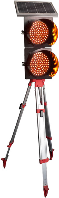 Semáforo Solar DS 2.200T - Solar Amarelo Piscante - Semáforos Solar e a ...